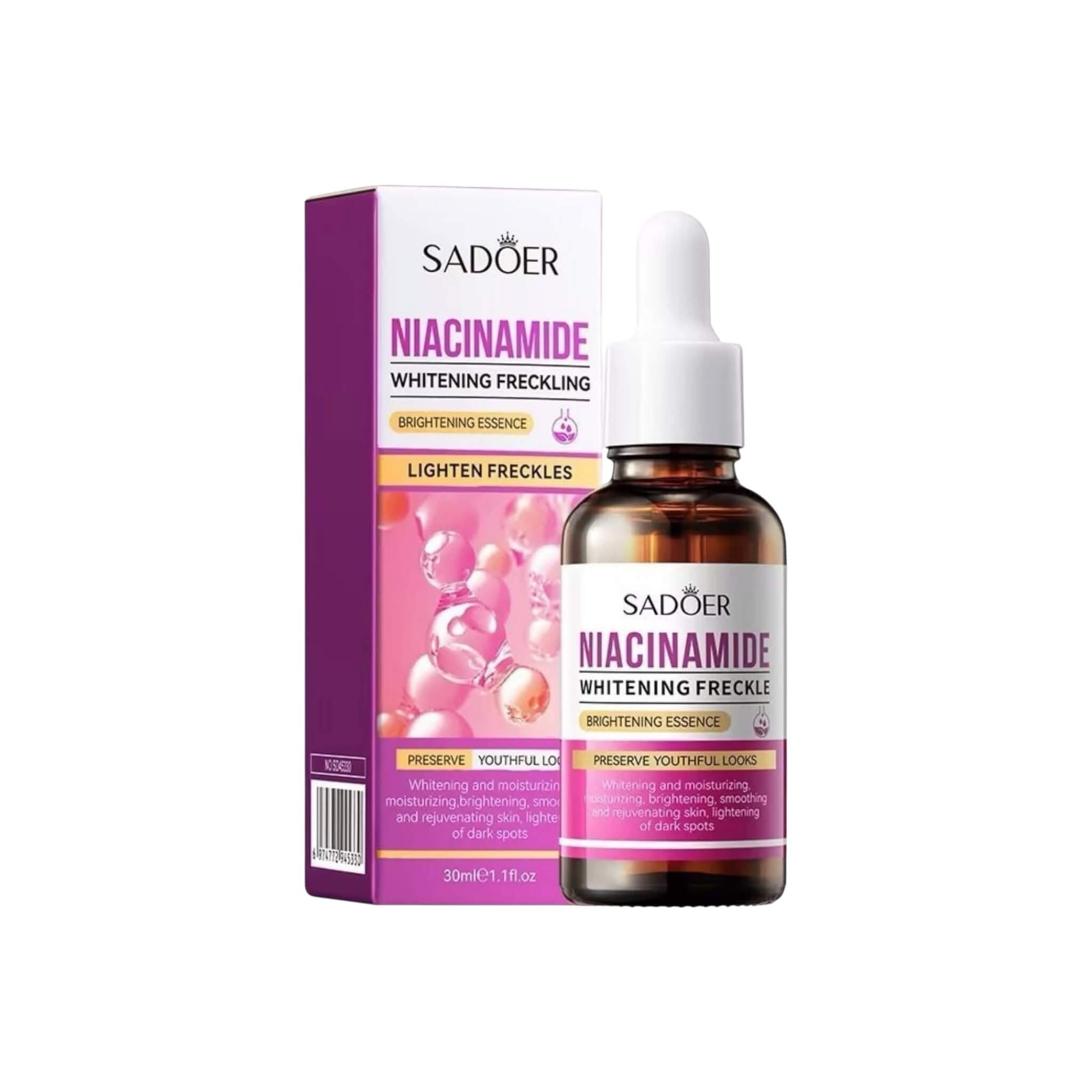 Sadoer Niacinamide Serum - 30ml | Hydrating & Smoothing Formula for a – D Nelson Enterprises