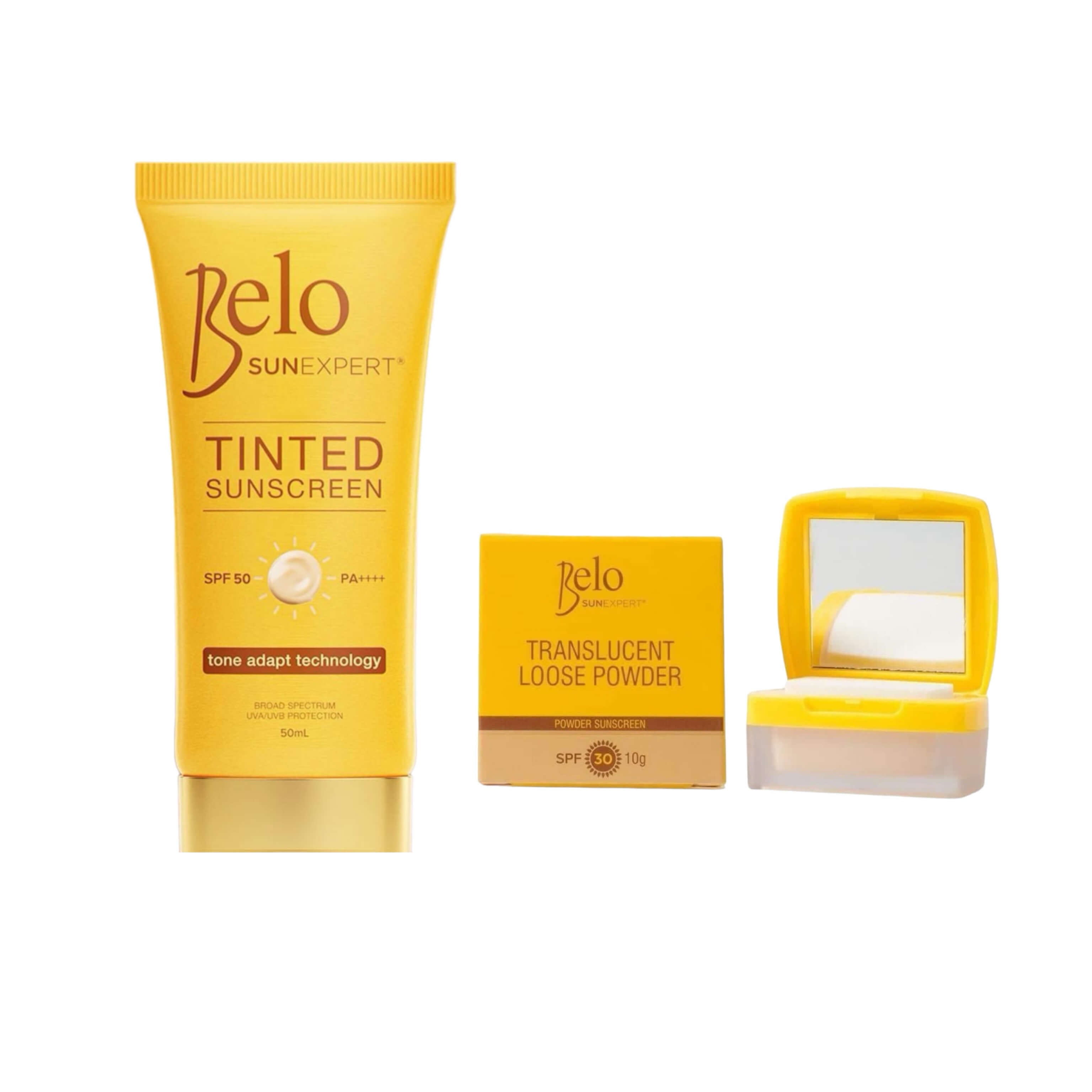 Belo SunExpert Tinted Suncreen & Translucent Loose Powder – D Nelson ...