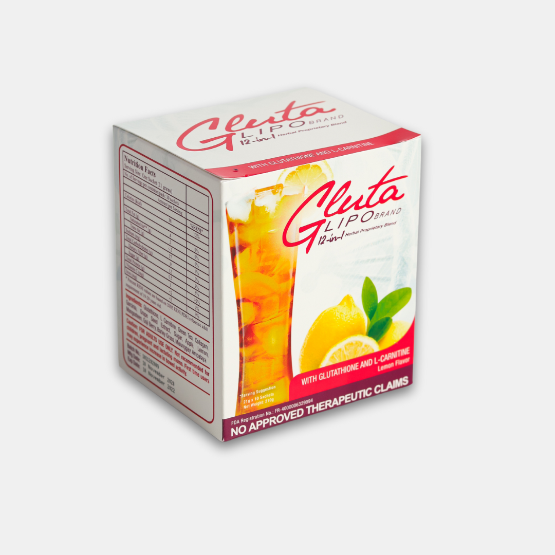 GlutaLipo Gluta Lipo Juice 12-in-1 Herbal Blend, 10-Sachets, AUTHORIZE ...