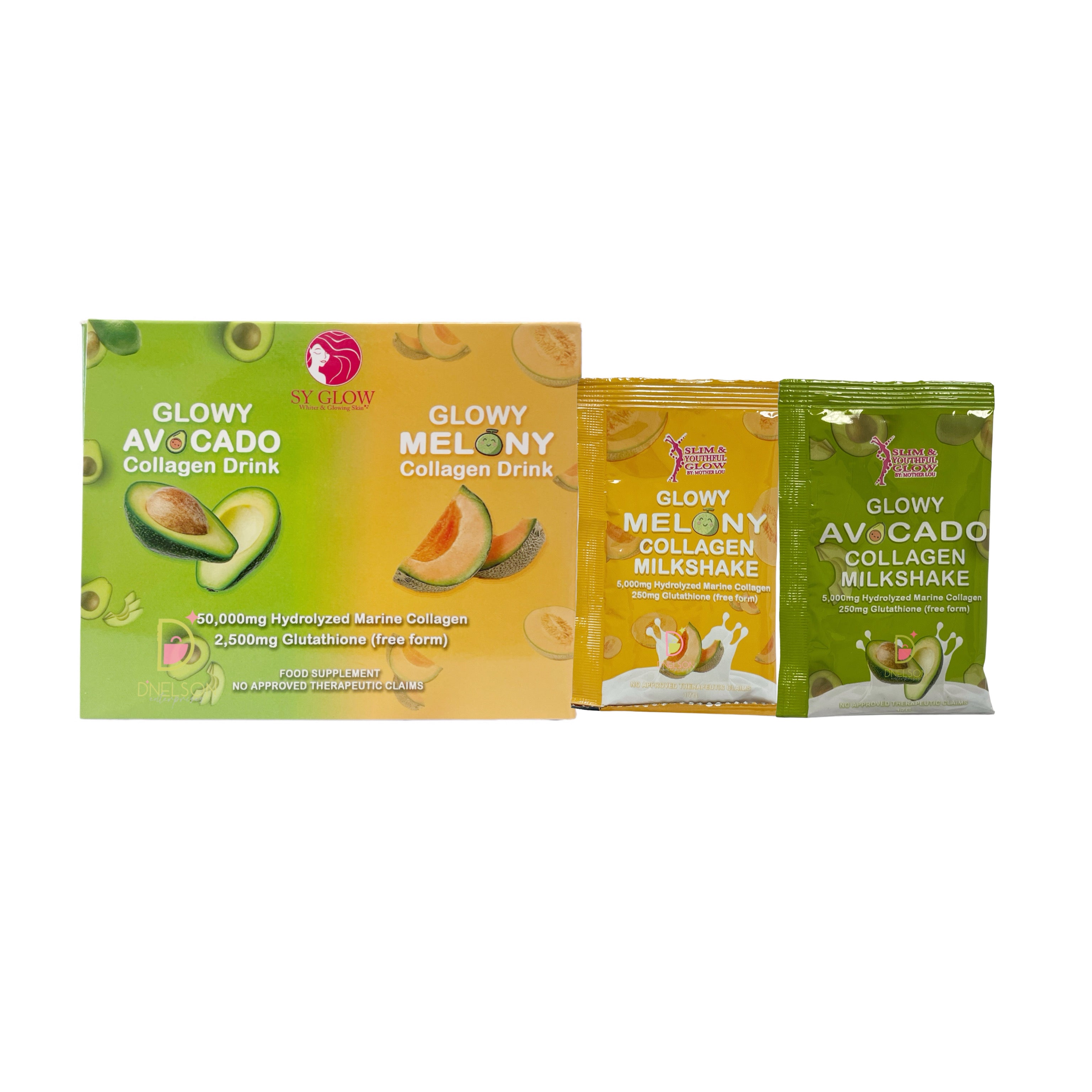 SY GLOW Glowy Avocado & Glowy Melony Collagen Drink – D Nelson Enterprises
