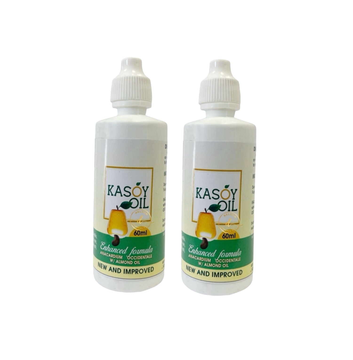 2 Bottles Kasoy Oil, 60ml Each – D Nelson Enterprises
