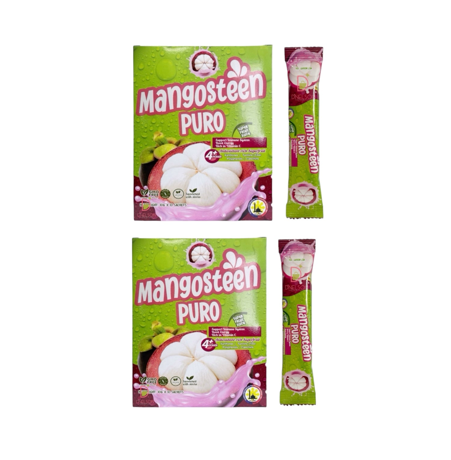 2 Boxes Mangosteen Puro Super Fruit Juice by Madam Kilay- EXPIRES SEP ...