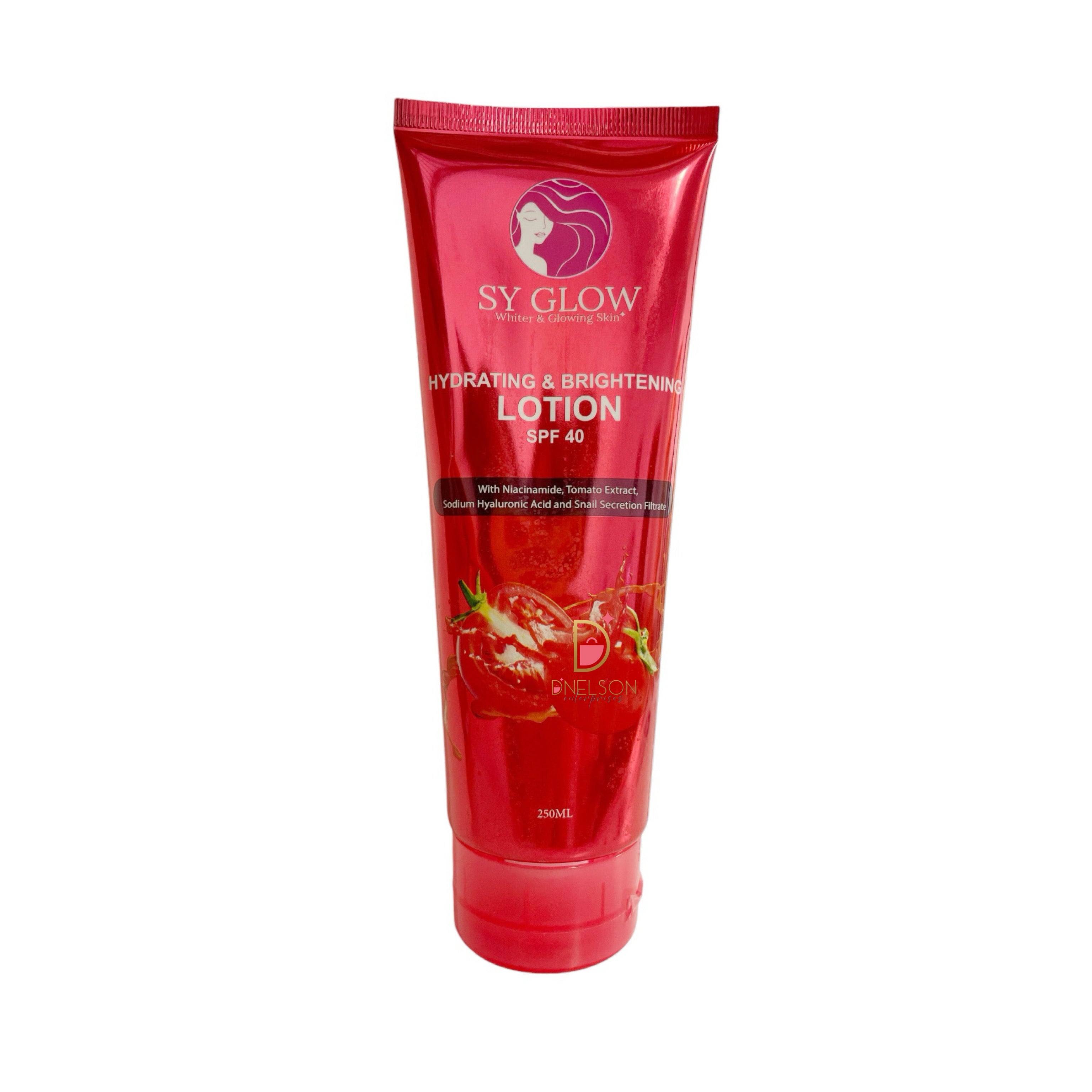 SY GLOW Hydrating and Brightening Lotion SPF 40 (250ml) – D Nelson ...