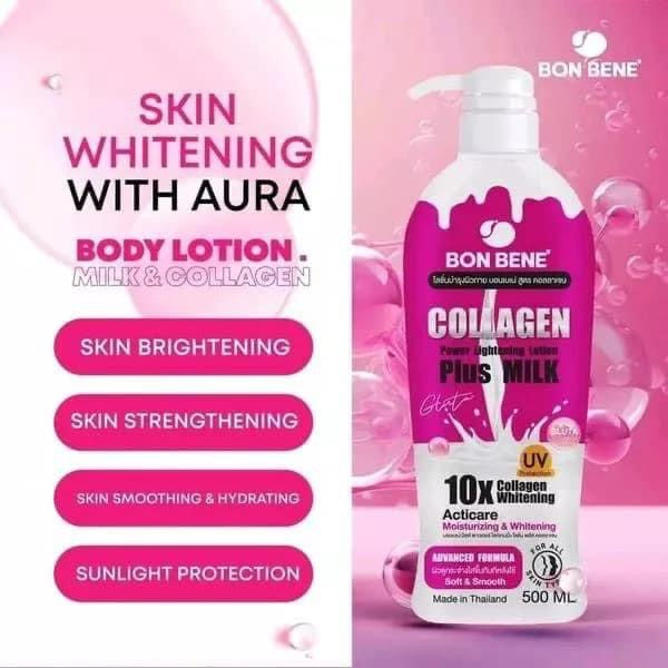 Bon Bene Advanced Formula Collagen Plus Milk Body Lotion, SPF 50, 500m