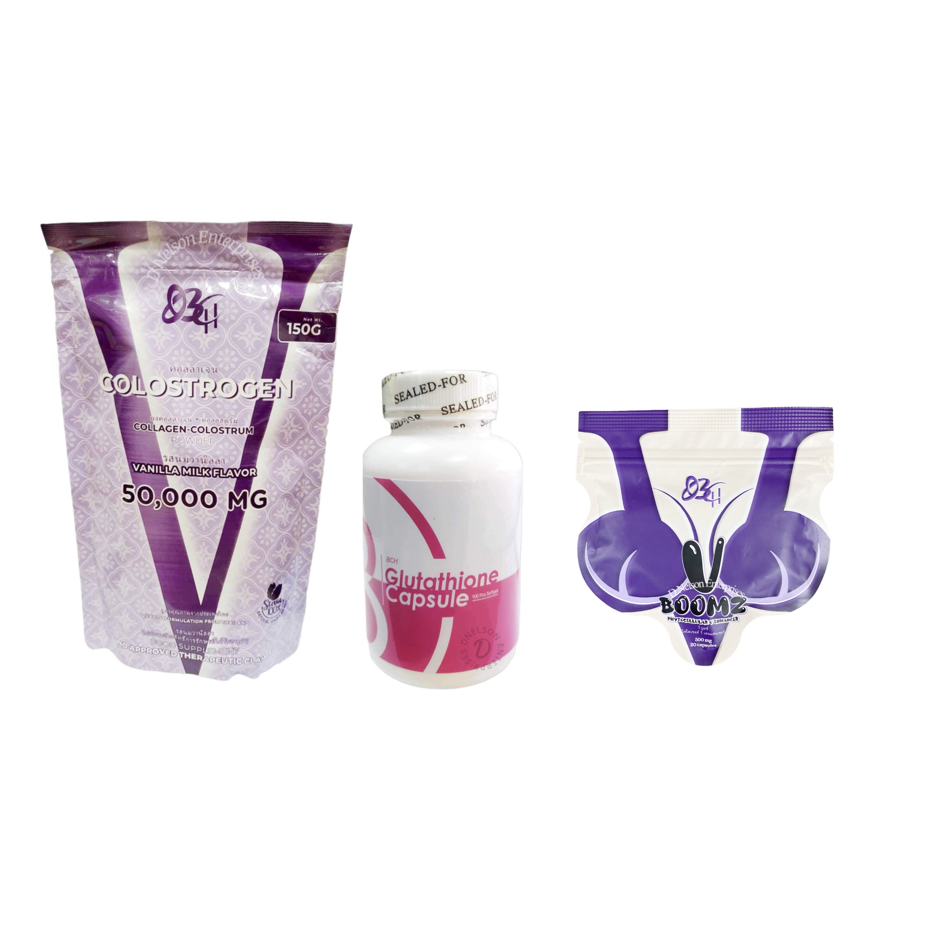 V Colostrogen, B Gluta & V Boomz by Bea Cay Herrera – D Nelson Enterprises