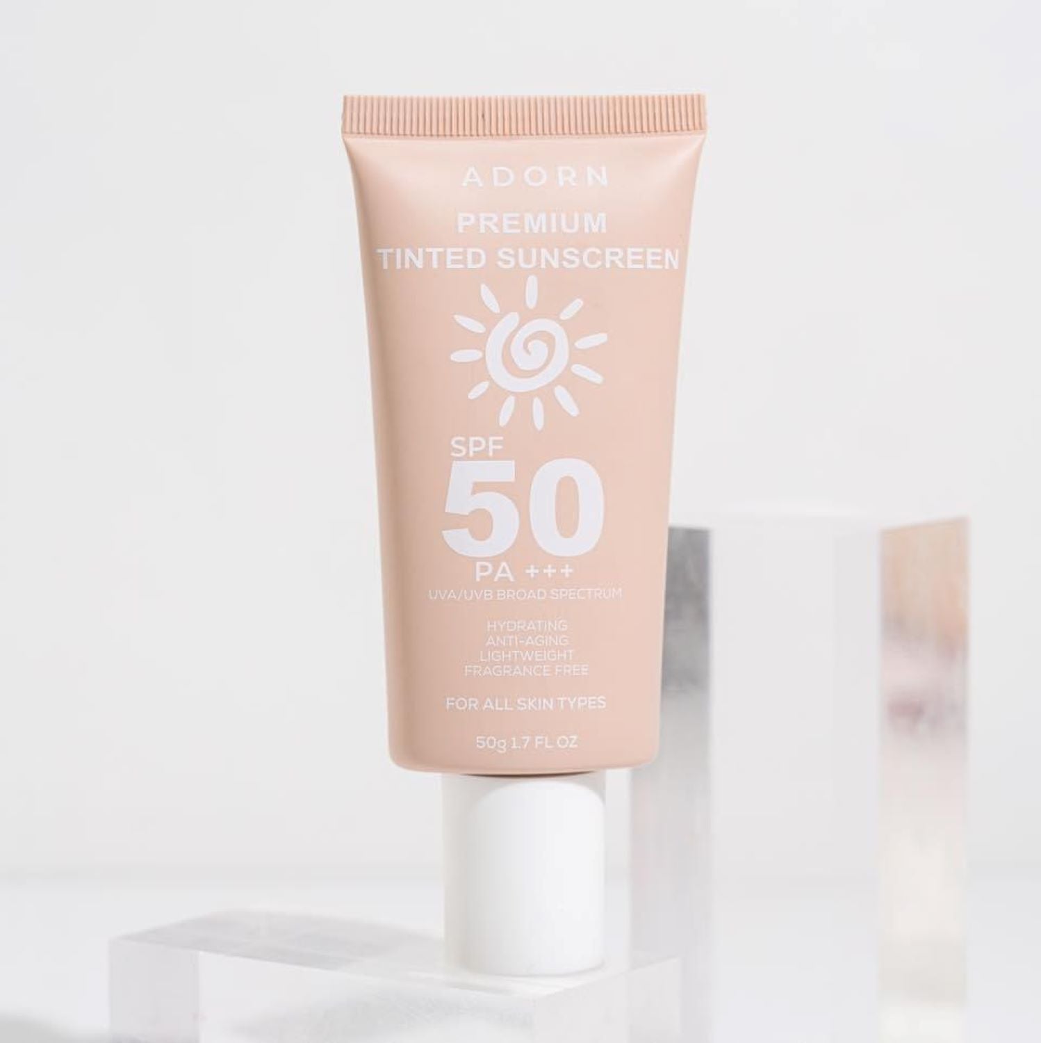 ADORN Premium Tinted Sunscreen SP50 UVA/UVB Broad Spectrum 50ml – D ...