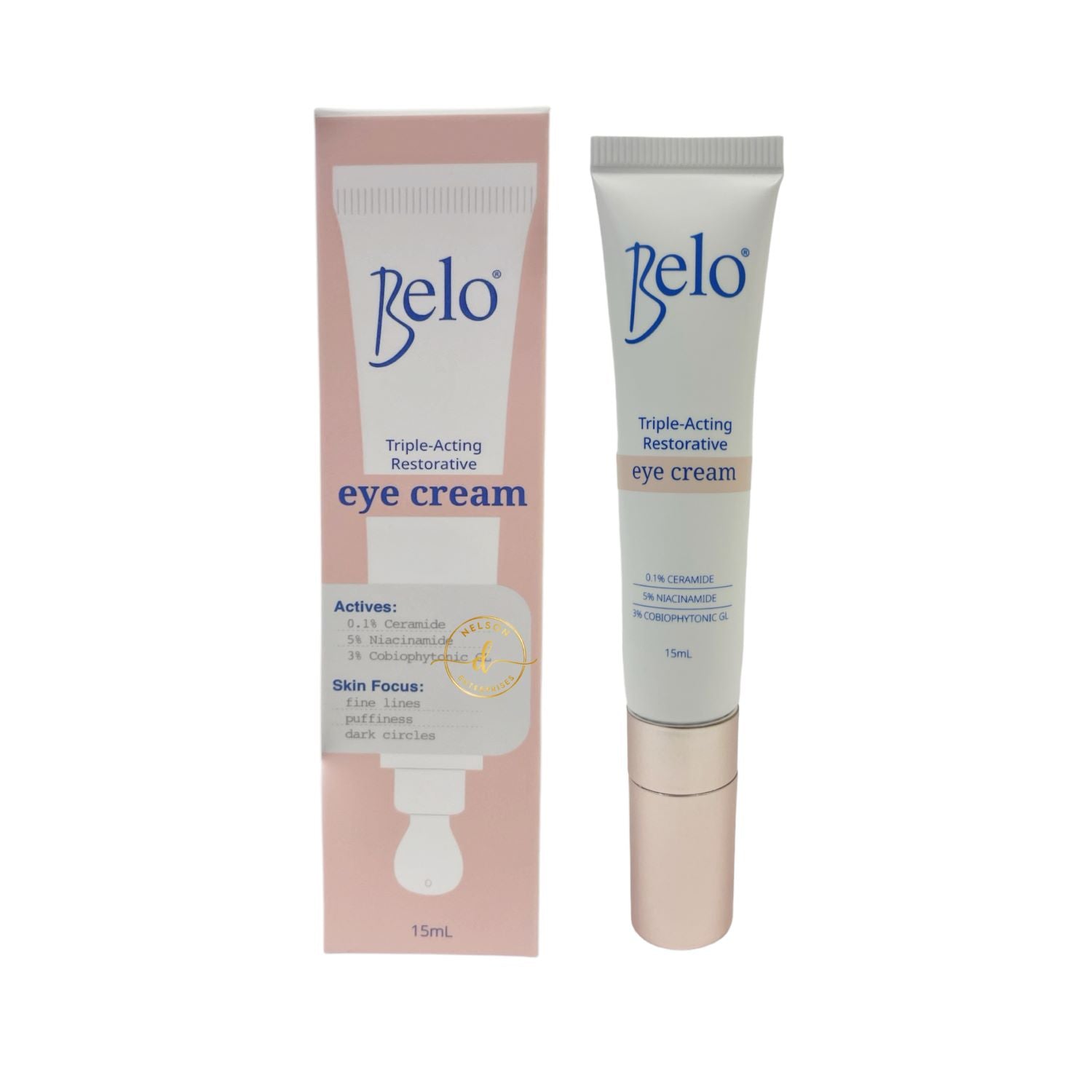 Belo Triple-Acting Restorative Eye Cream, for Fine Lines, Puffiness an ...