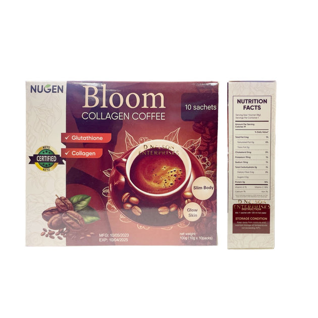2 Boxes Bloom Collagen Coffee by Nugen