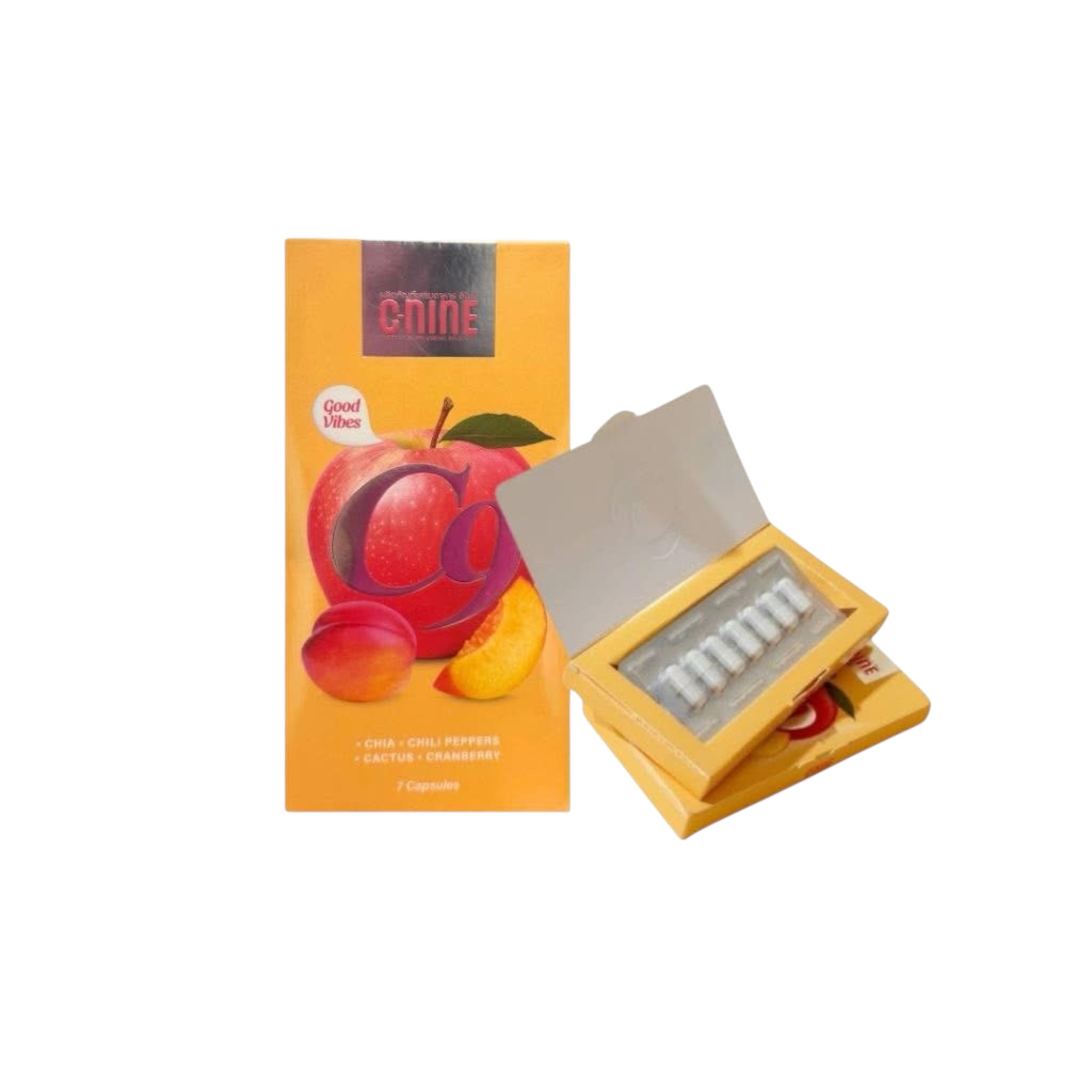 C-NINE C9 Dietary Supplement - 7 Capsules with Chia, Chili Peppers, Ca ...