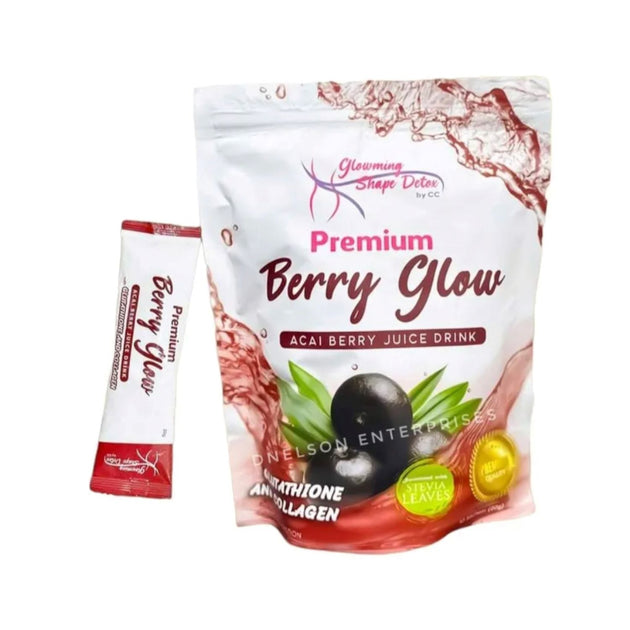Cris Cosmetics Premium Berry Glow Acai Berry Juice, 10 Sachets