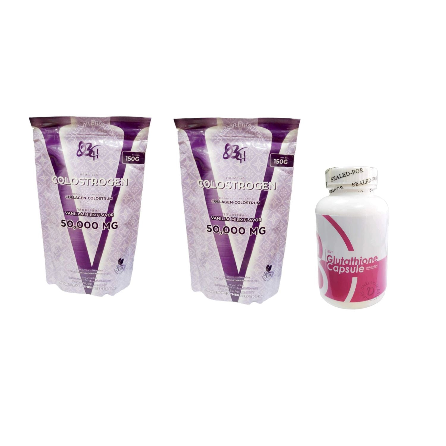 2 Packs V Colostrogen & Gluta B Glutathione Capsules by Bea Cay Herrer ...