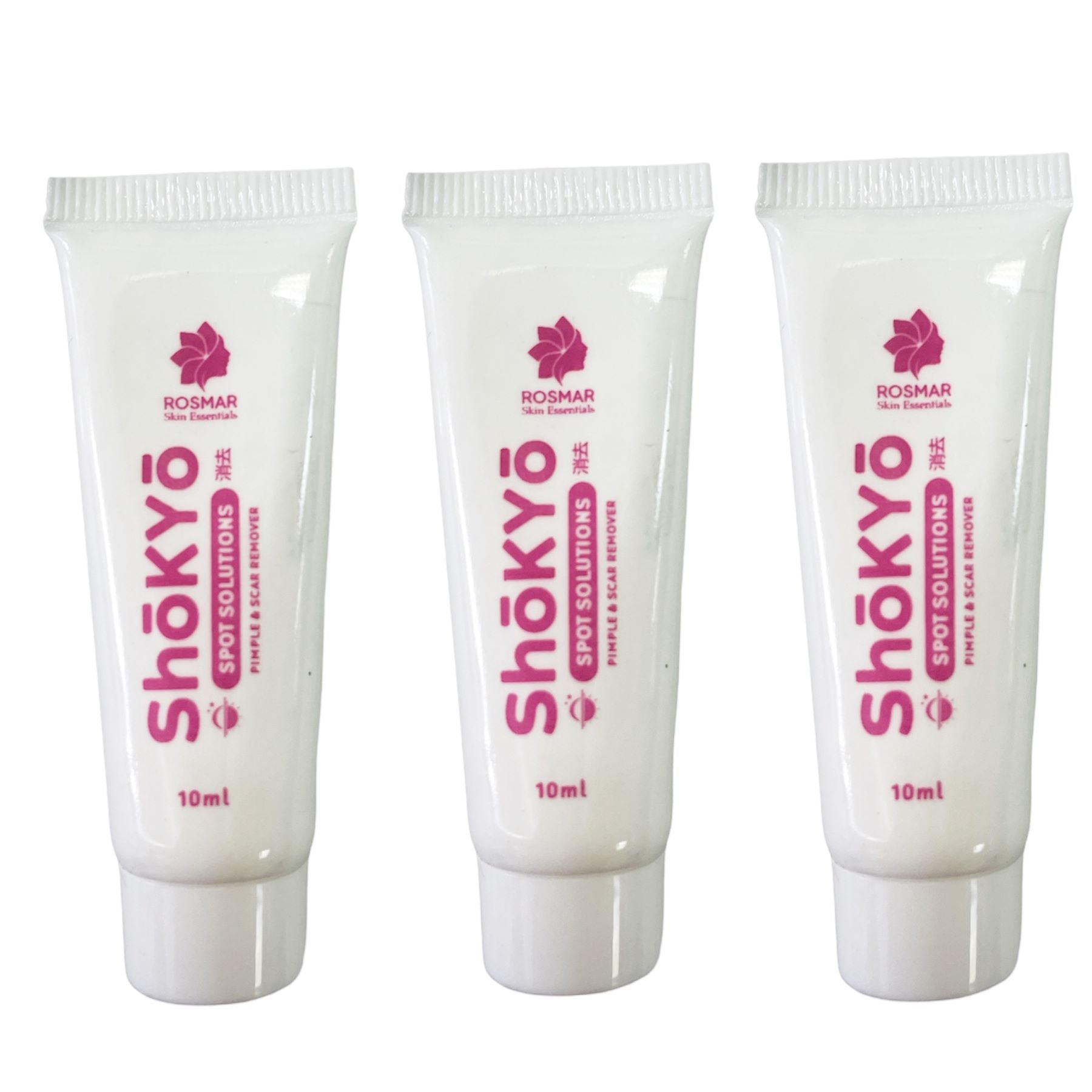 3 Pieces Rosmar SHOKYO Spot Solution Pimple & Scar Remover, 10g Each ...