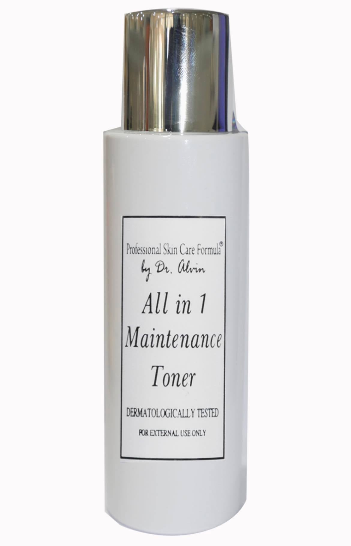 All in 1 Maintenance Toner By Dr Alvin Professional Skin Care, 120ml ...
