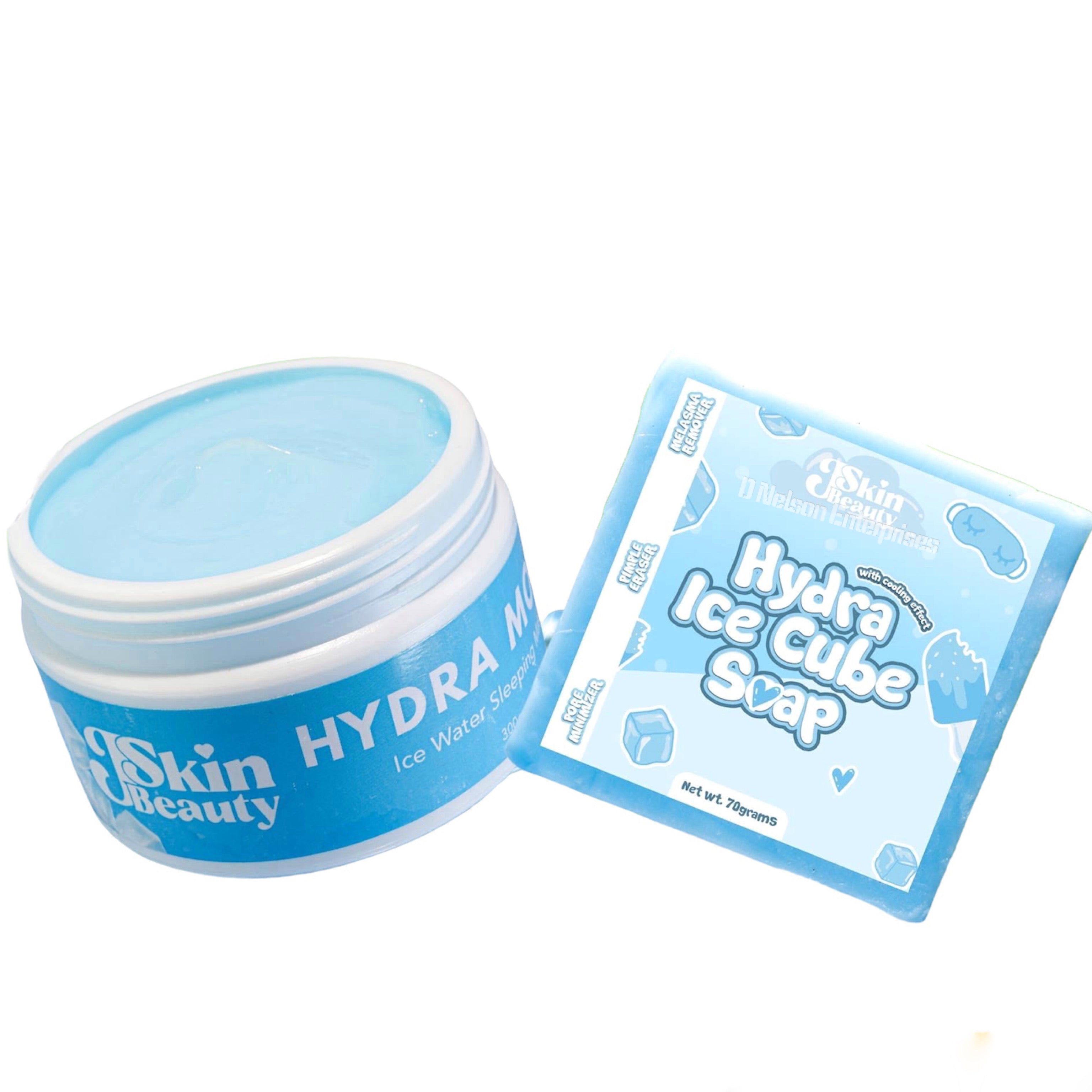 J Skin Beauty Hydra Moist Ice Water Sleeping Mask & Hydra Ice Cube Soa ...
